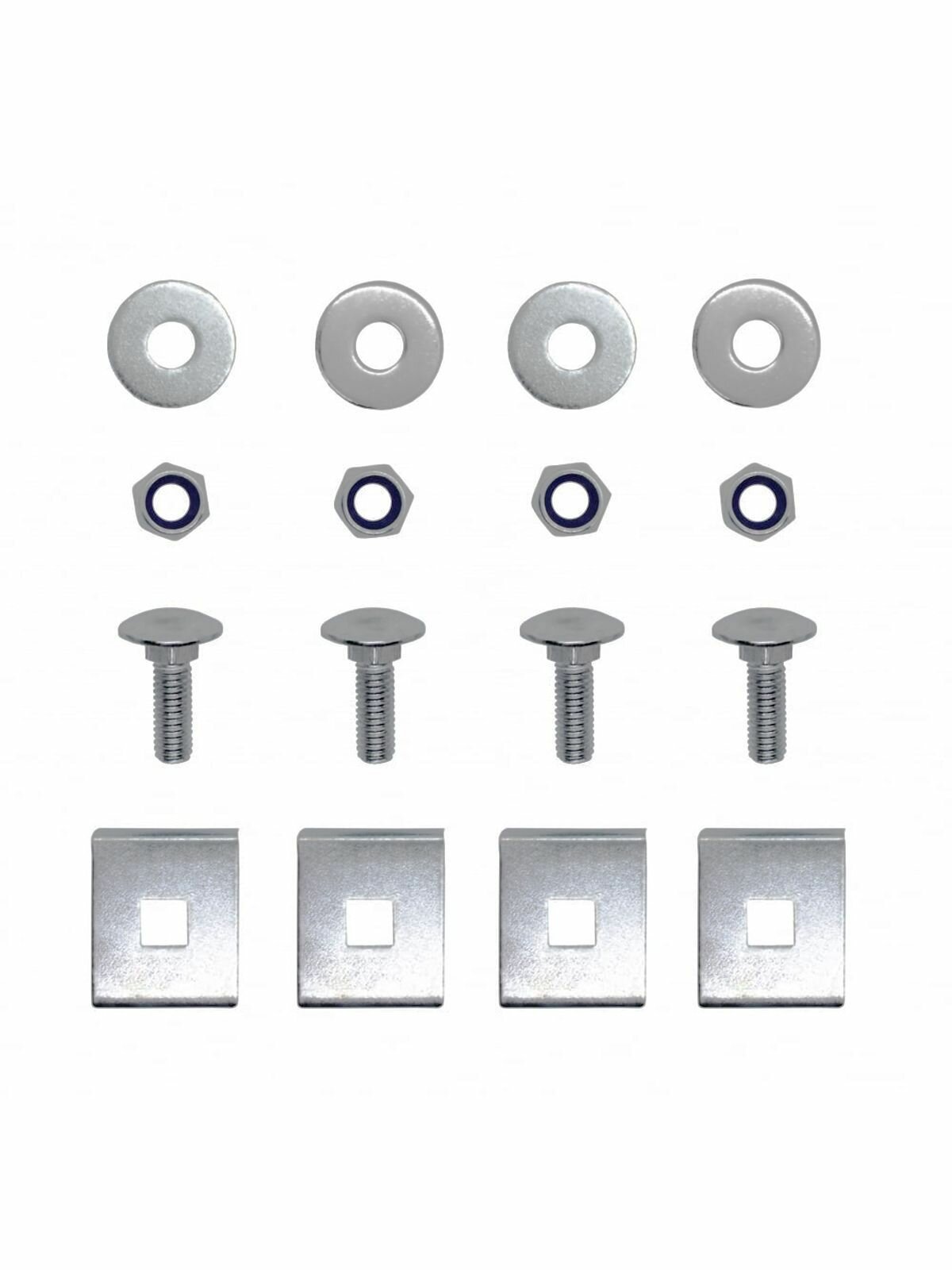 Комплект переходников Атлант 8564 для установки велосипедных креплений в монтажный паз (Т-слот) аэродинамических дуг