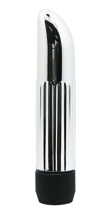 Минивибратор серебристый "Satisfy Your Wet Dreams", 13,6см*2,5см