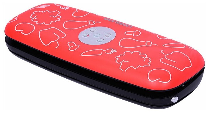 Вакууматор Oursson VS0434/RD, красный, мощность 85Вт, пластик, 4.5л/мин