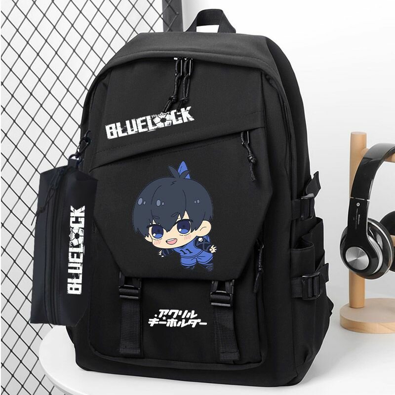 Рюкзак школьный "Blue Lock", принт, водоотталкивающий нейлон, для мальчиков и девочек — фото 1