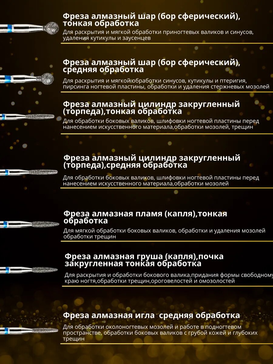 Алмазная фреза набор — фото 1