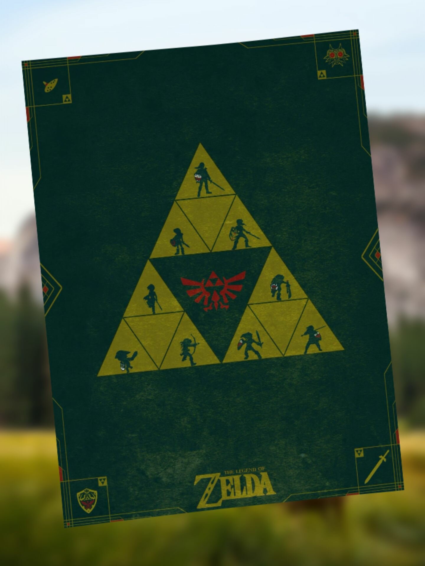 Постер "Legend of Zelda" формат А3, 297 х 420 мм, глянцевый, фотобумага
