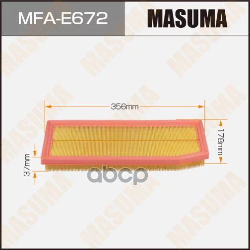 Фильтр воздушный Masuma арт. mfa-e672