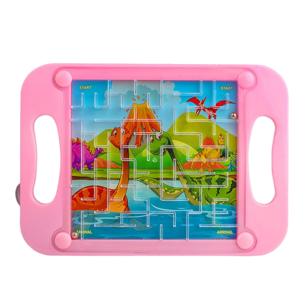 Детская развивающая игра-лабиринт с мячом для балансировки, головоломка для развития концентрации внимания и интеллекта, подарок для детей.