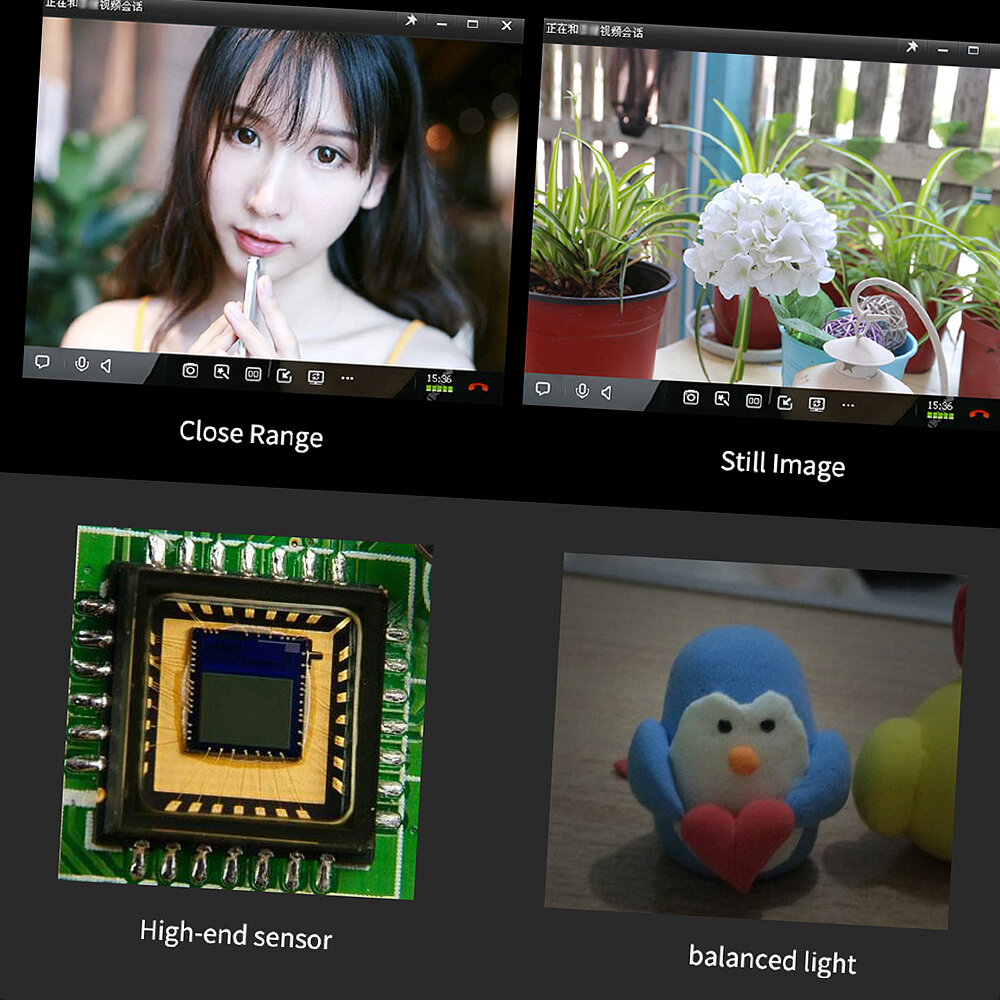 USB 2.0 0.3 Миллиона Пикселей Камера Веб-Камера с микрофоном Clip-on 360 Градусов для Настольного Компьютера Skype ПК Ноутбук Прозрачный