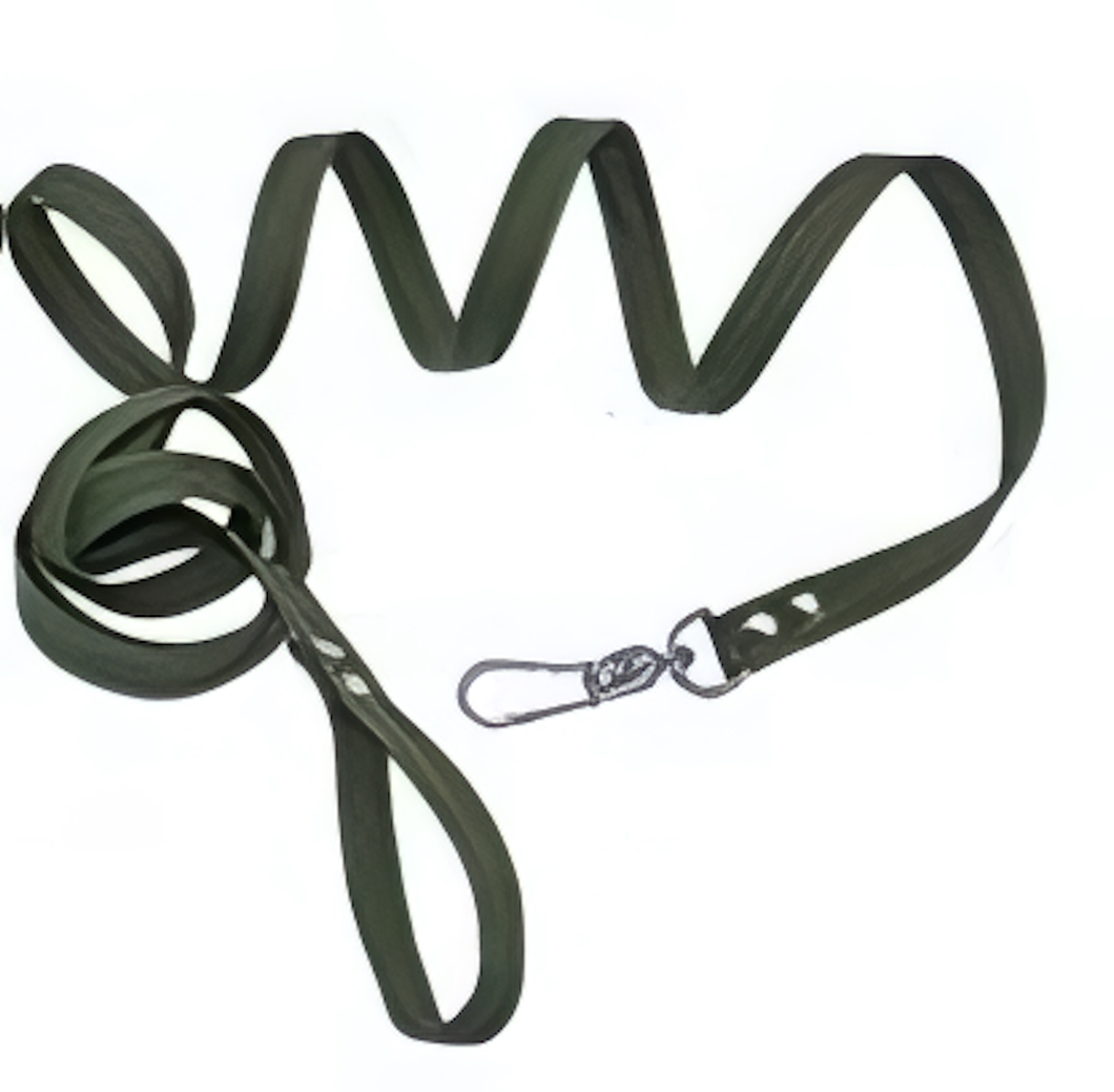 Поводок для собак крупных пород «Мой Бро», 7м, цвет хаки, прочный текстиль