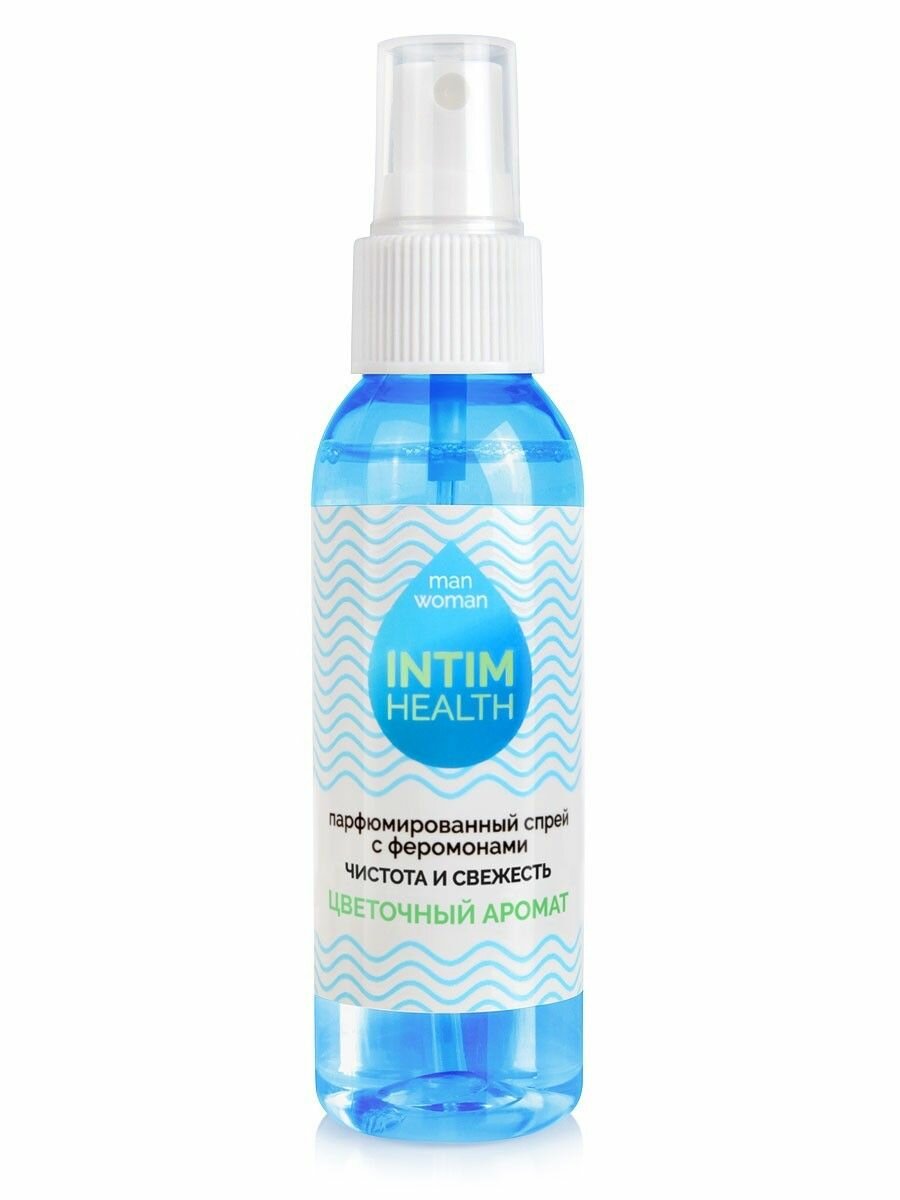 Биоритм Парфюмированный спрей Intim Health для нижнего белья и тела с цветочным ароматом - 95 мл. Средства по уходу за телом, косметика