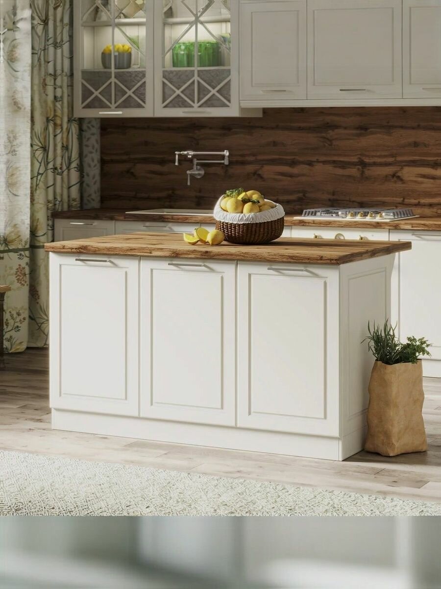 Кухонный остров со столешницей дуб Вотан 90/150 см