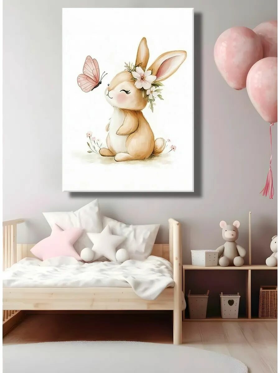 Картина "Улыбка зайца", на стену 50х70см 1шт.
