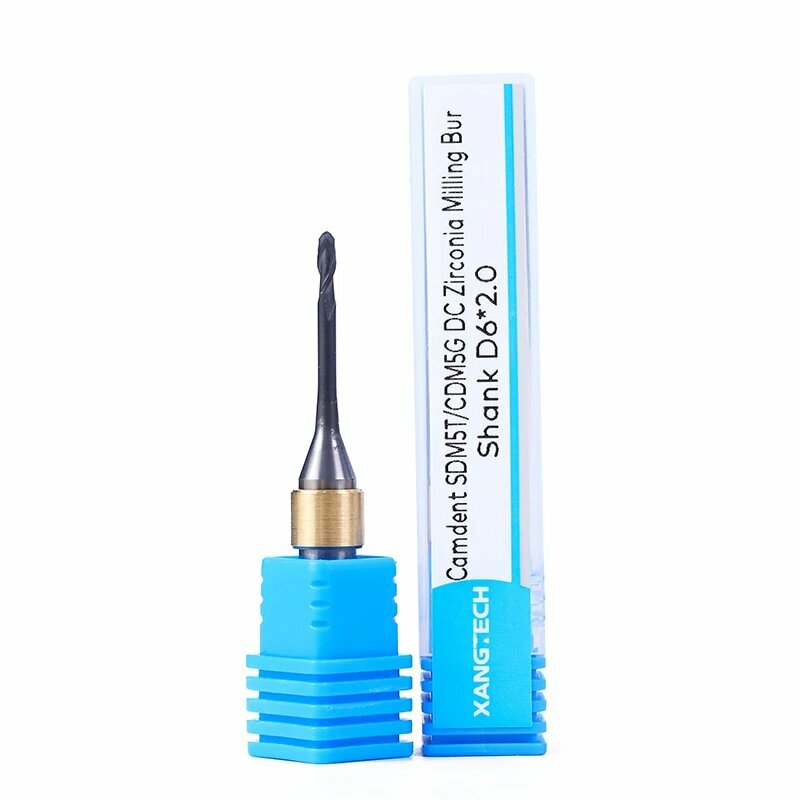 Фрезерные боры CamDent для циркония XANGTECH 0.3/0.6/1.0/2.0 мм D6 DC-2.0mm