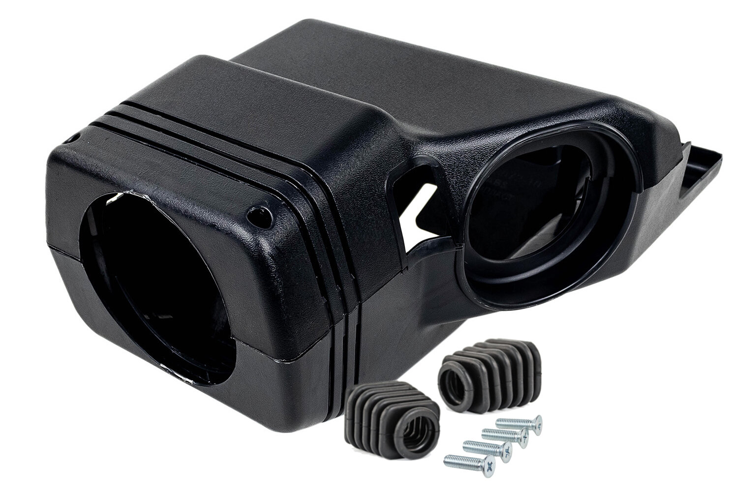 Кожух рулевой колонки нового образца с винтами и пыльниками подрулевых переключателей под старую панель для ВАЗ 2110-2112