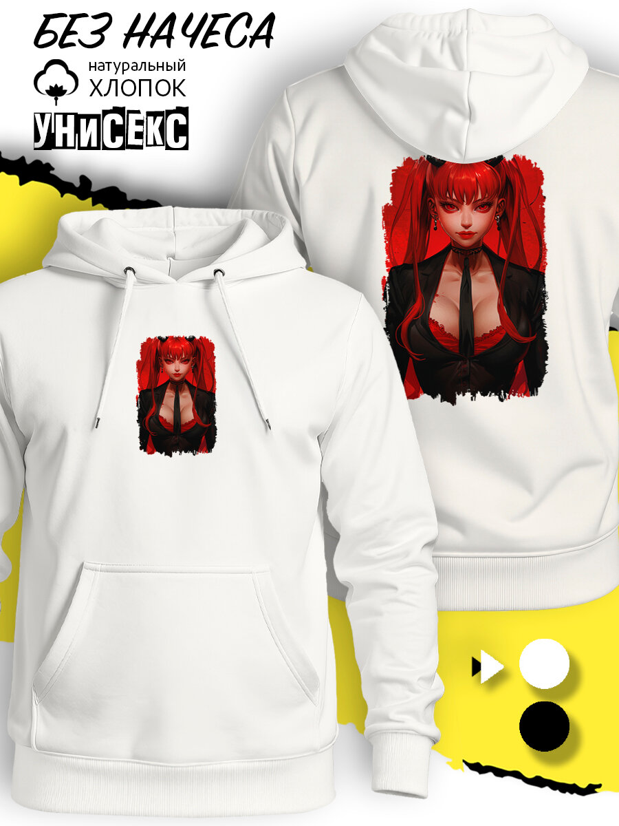 Худи Толстовка свитшот с девушкой аниме