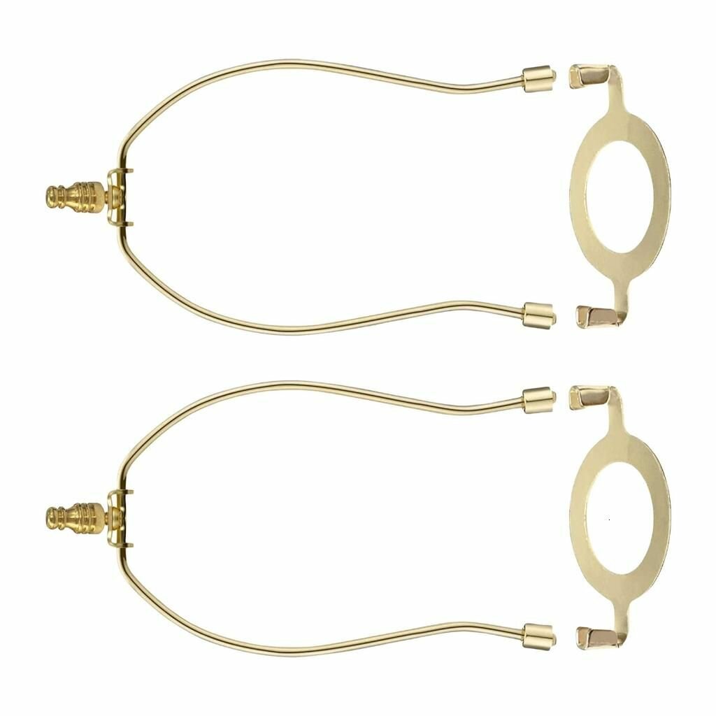 Держатель абажура для лампы E26 (2 шт.), Золото