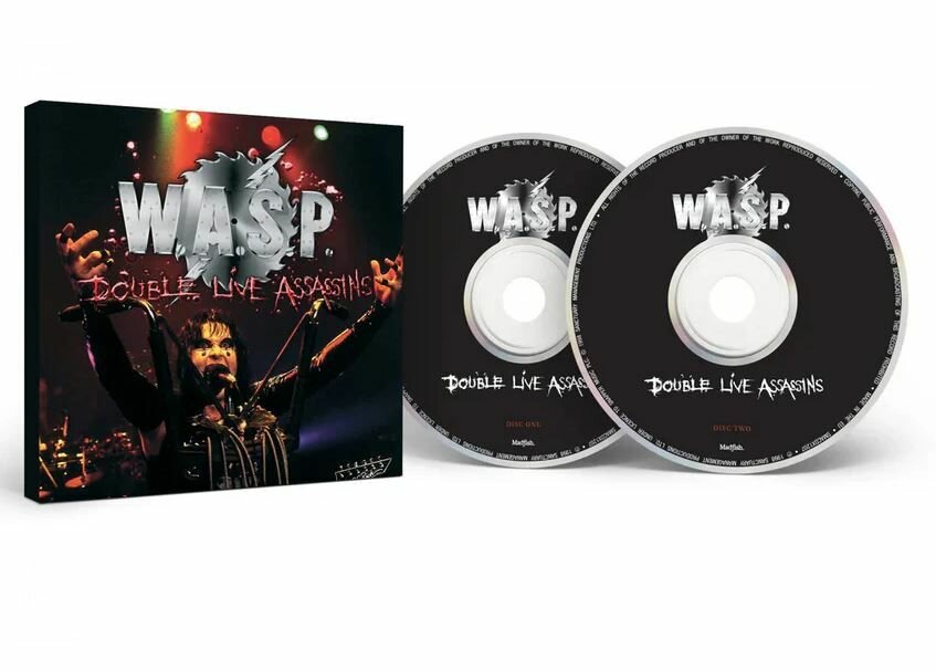 Фирменное издание W.A.S.P. - Double Live Assassins 2-CD