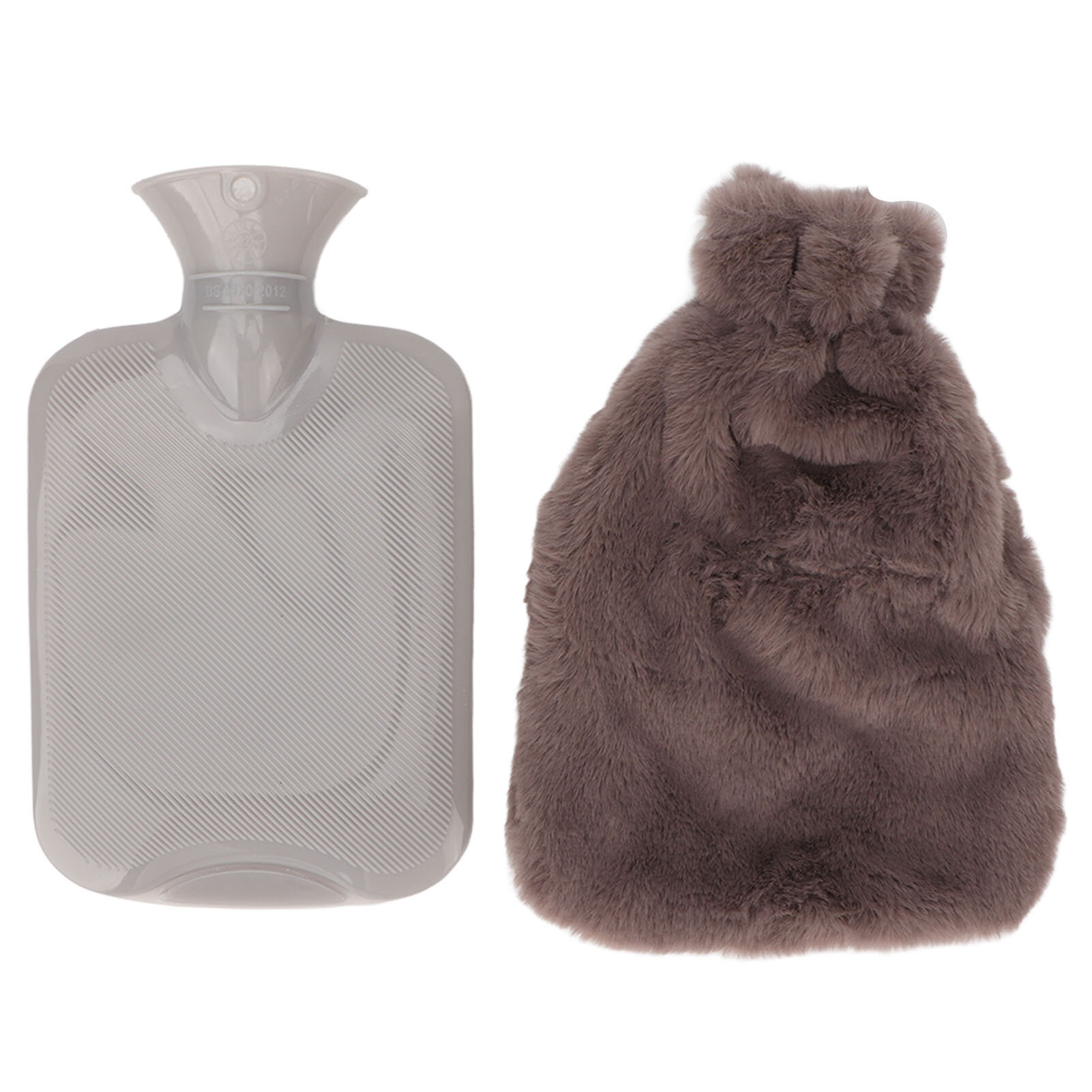 1000 мл прозрачная бутылка с горячей водой Симпатичная портативная теплая мешка с водой с мягкой крышкой для студента L