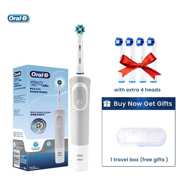 Oral-B Электрическая зубная щетка d12 vitality