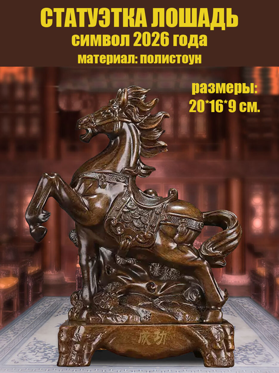 Статуэтка Лошадь, Фен-шуй (20*16*9 см.)