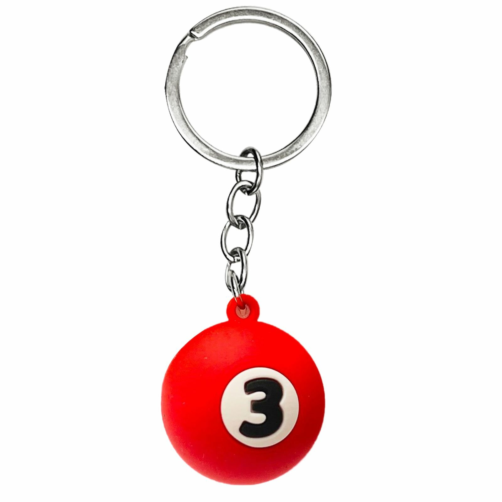 Креативный брелок для бильярда с номерами от 1 до 9 декор сумки