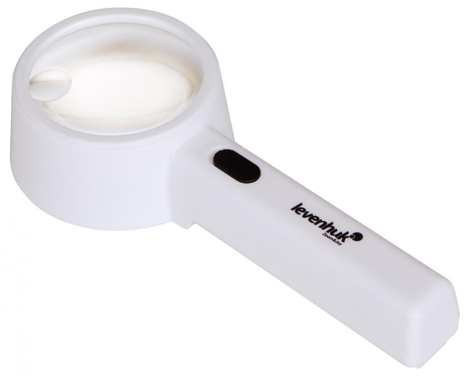 Лупа Levenhuk Zeno Handy ZH41, ручная, с подсветкой, пластик, белая