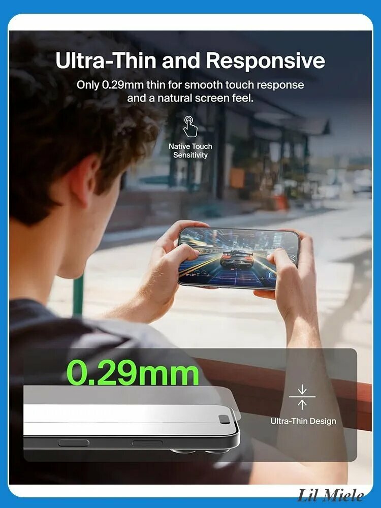 Belkin Screenforce UltraGlass2 Treated Screen Protector для iPhone 17 Pro Max. — фото 1