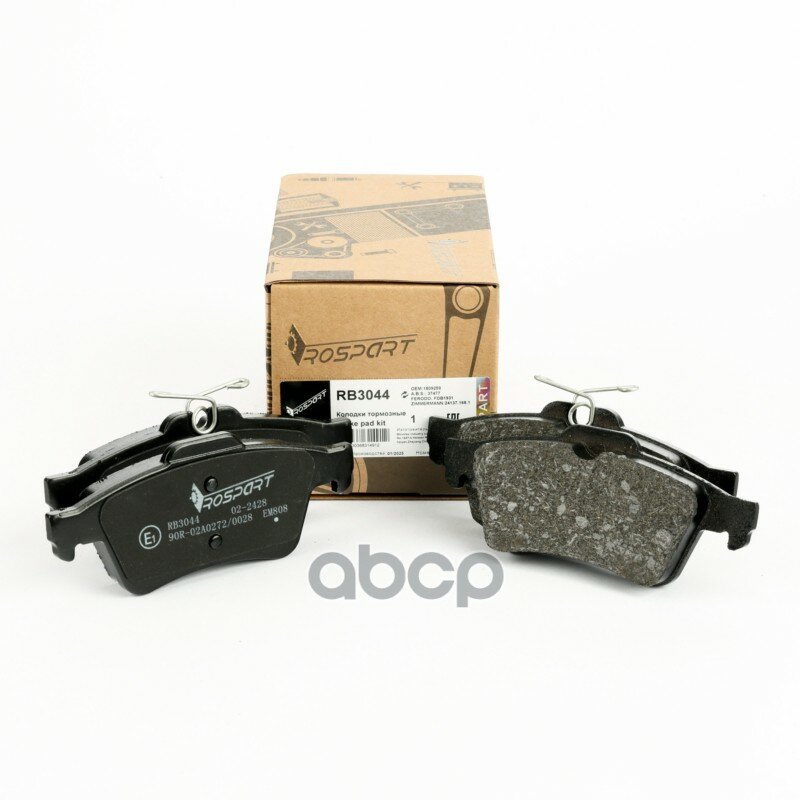 Колодки ЗАД. FORD FOCUS, C-MAX / MAZDA 3, 5 / JAGUAR XF, XJ ROSPART арт. RB3044