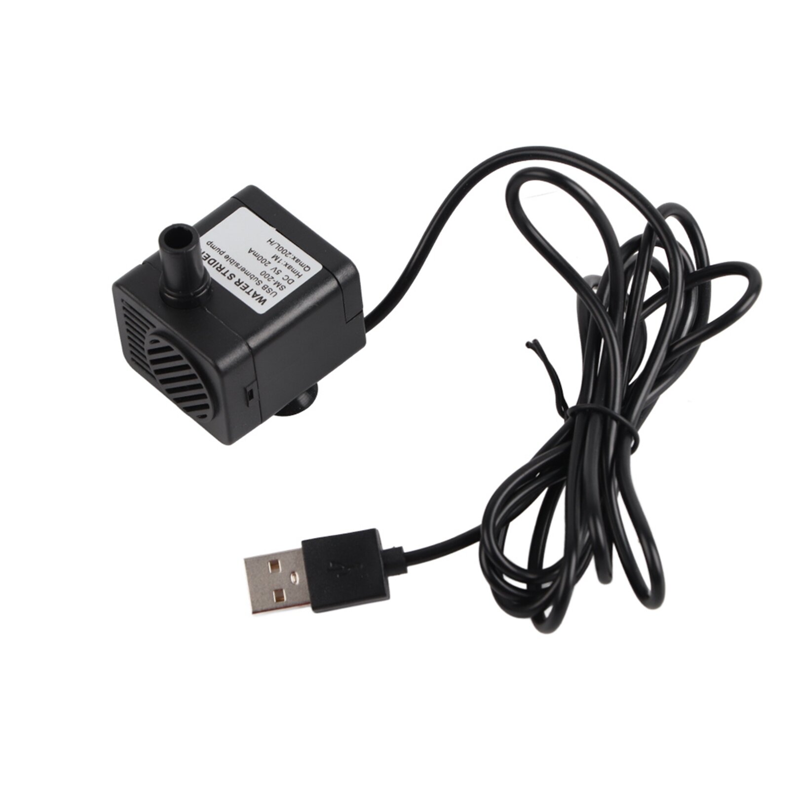 Мини-насос USB DC5V 1,5W, погружной водяной насос для аквариума