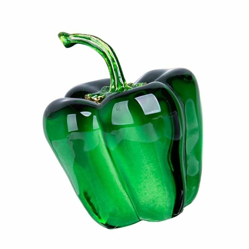 Имитация хрустального украшения big red green pepper-45 мм зеленый перец зеленого цвета