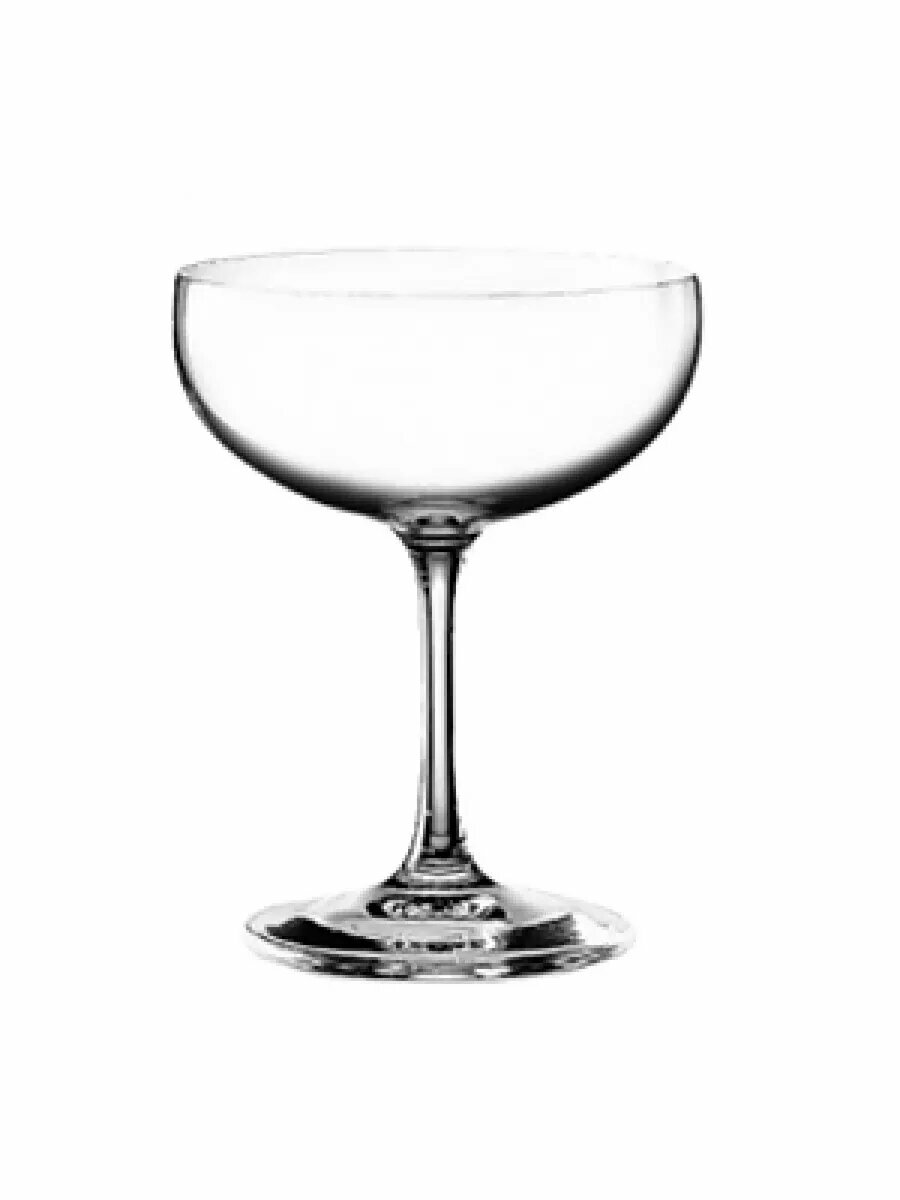 Бокал-блюдце Мондо RONA хрустальный, 280 мл