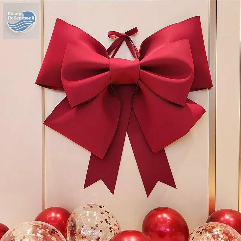 Бант подарочный большой DIY,100x120cm Способ изготовления см. второе видео