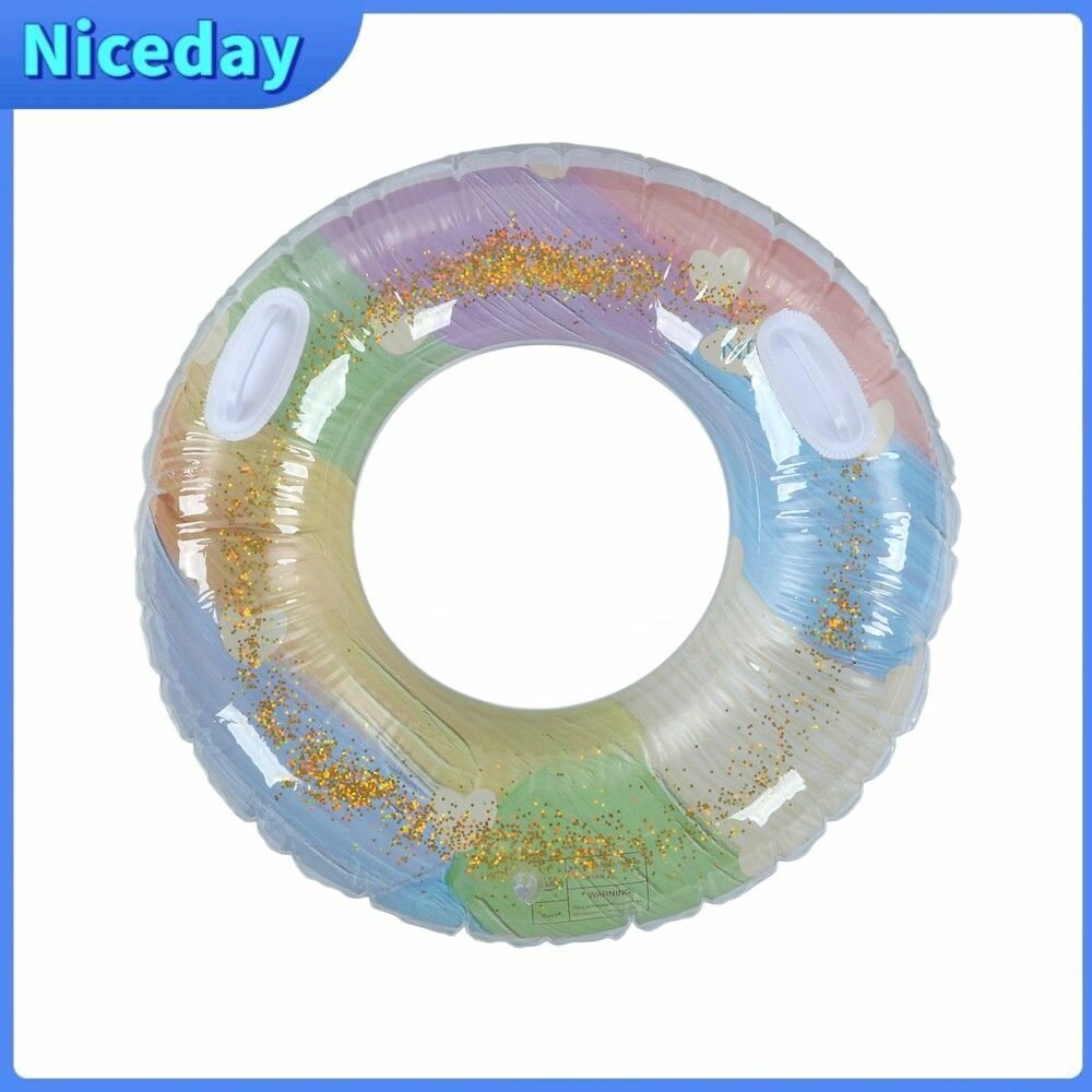 Плавательное Кольцо для Детей с Блестками и Ручкой