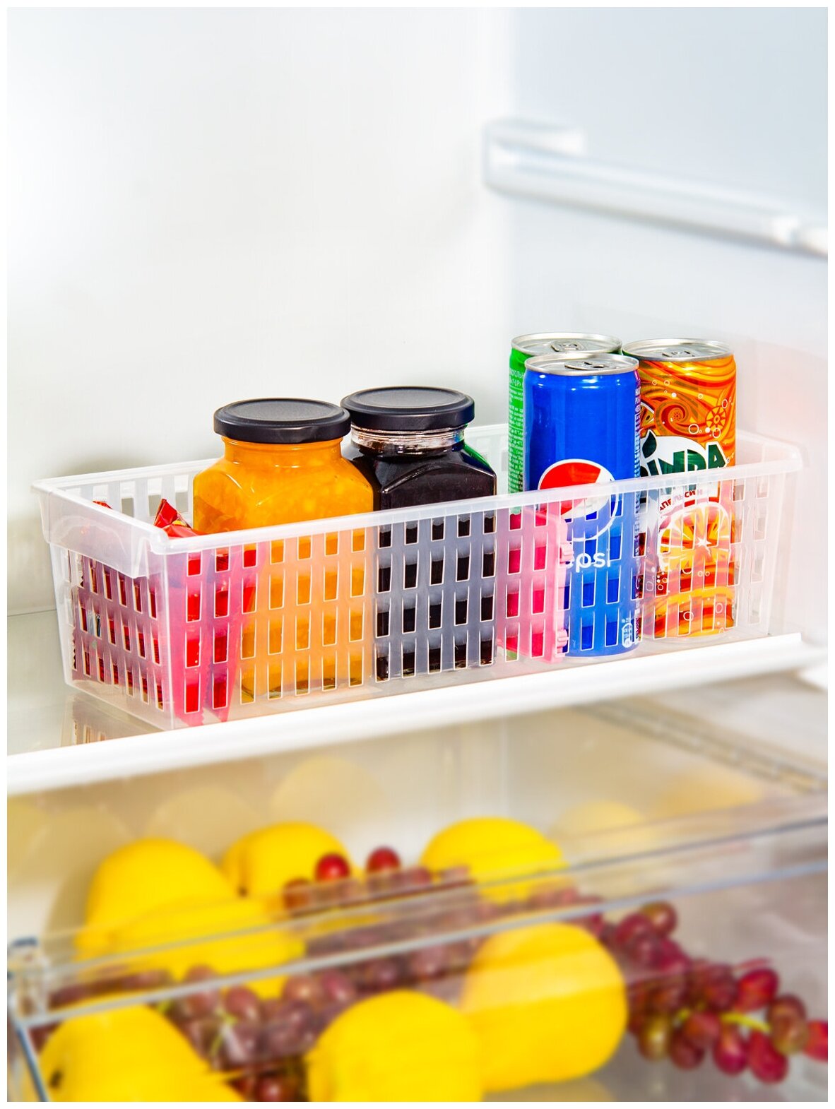 IZUMI / Корзинка органайзер со съемным разделителем 33,7*12,6*9,5