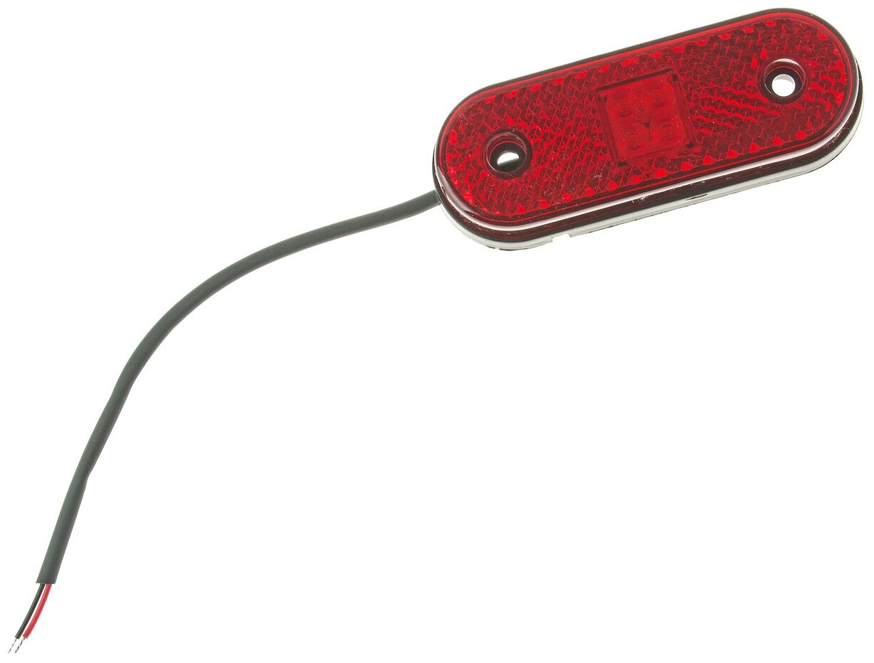 TEKHAVTOSVET 100373102 Фонарь габ светод (100.3731-02) овальный 2 отверстия красный