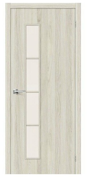 Межкомнатная дверь эко шпон trend Тренд-4 остекленная Luce BRAVO