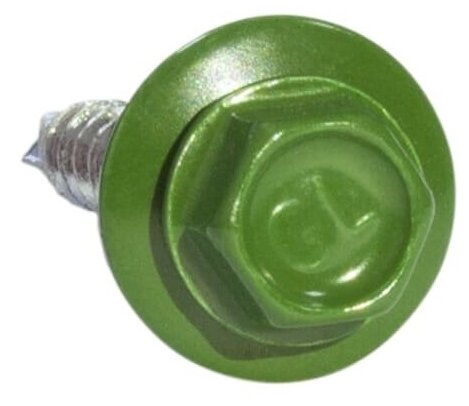 Саморез кровельный 4,8х29 RAL 6002 (250шт) сверло №1