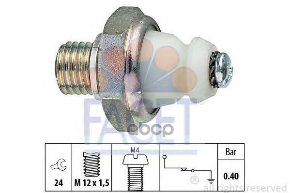 Датчик давления масла BMW 1 E81, E87, 3 E30, E36, E46, E90, 5 E28, E34, E39, E60, 7 E32, E38, E65, X3 E83, X5 E53, E70, Z3, Z.