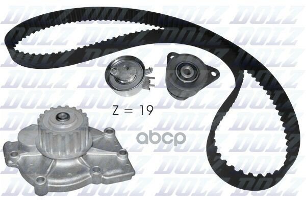 Комплект ремня ГРМ (с помпой) Dolz арт. KD115