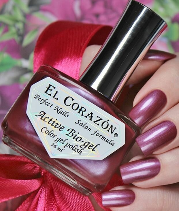 El Corazon лечебный лак для ногтей Активный Био-гель № 423/1308 Soft silk 16 мл