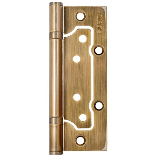 Петля универсальная без врезки Punto IN5200W CFB (200-2B 125x2,5) кофе глянец, (2ШТ/упак)