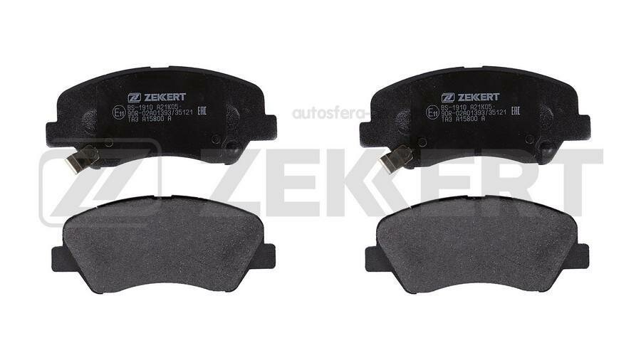 ZEKKERT BS1910 Колодки торм. диск. передн. Hyundai Solaris IV 10- Kia Rio III-IV 11-