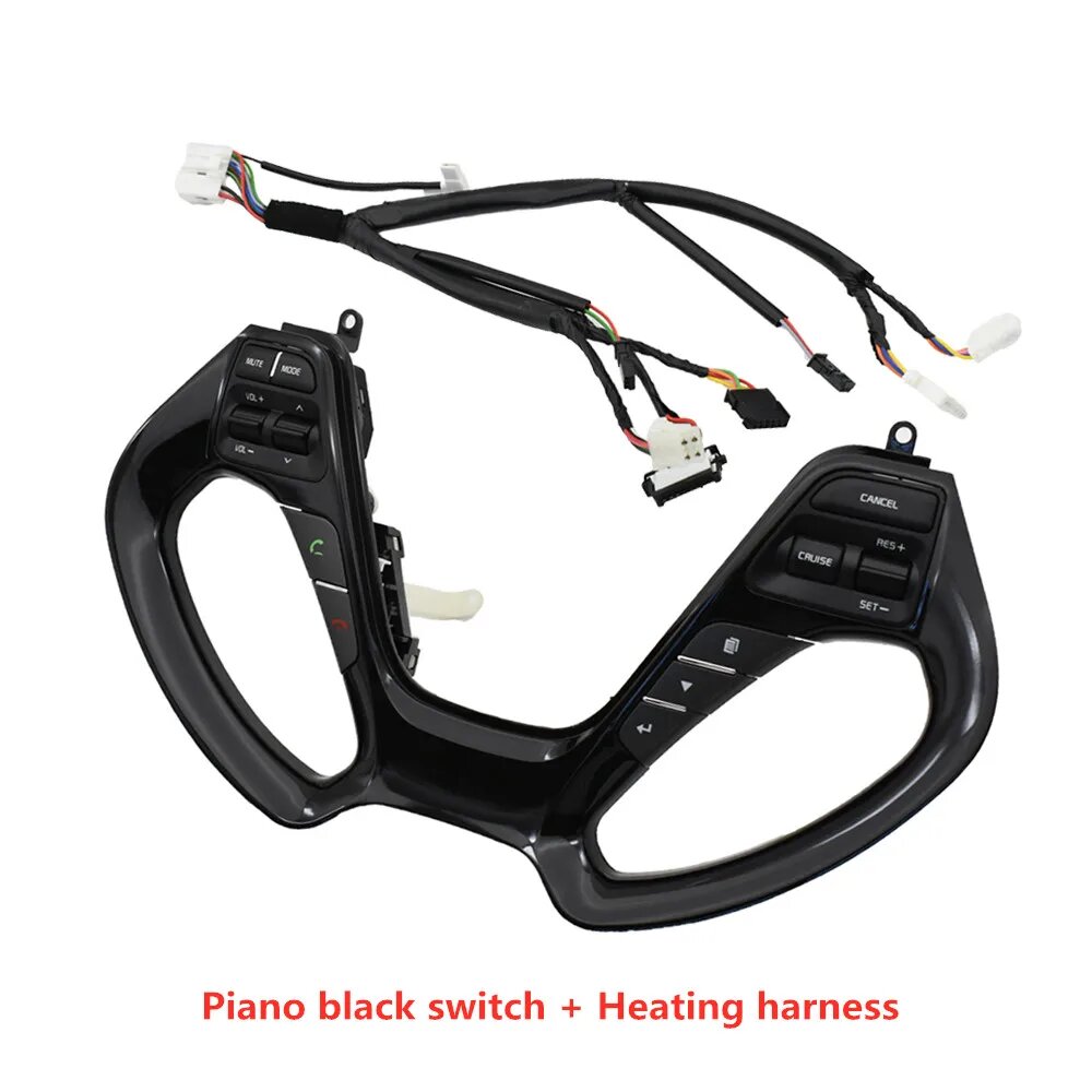 Хорошее качество, многофункциональный круиз-контроль, кнопка модификации рулевого колеса, поддержка Bluetooth-телефона для KIA K3 KS3 Piano-Heatingwire