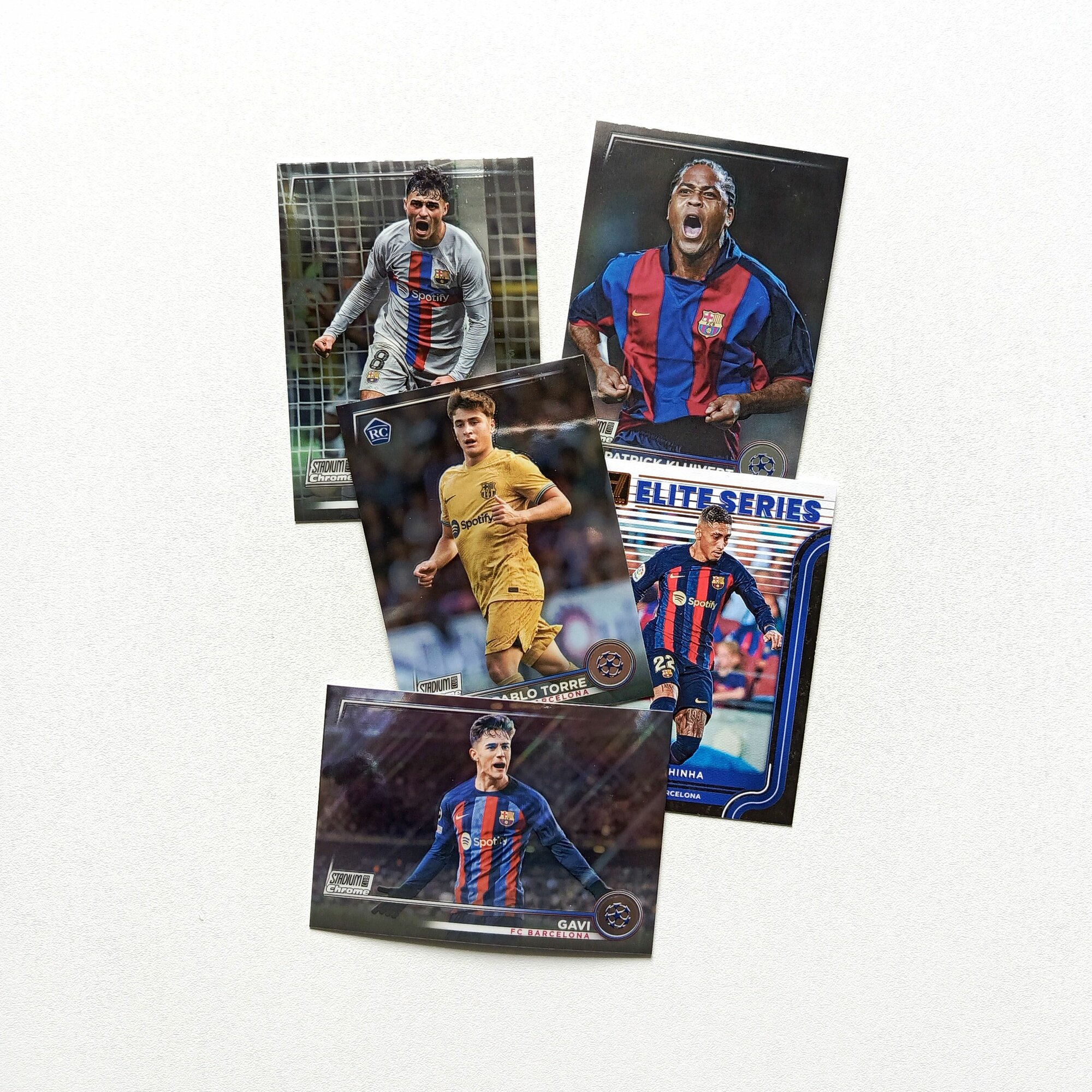 Набор коллекционных карточек Игроки клуба Барселона - 5 карт