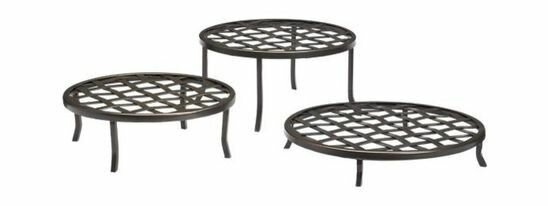 Подставка держатель цветов металлический