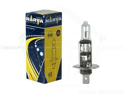 Лампа галогеновая h1 12v 55w narva p14.5s