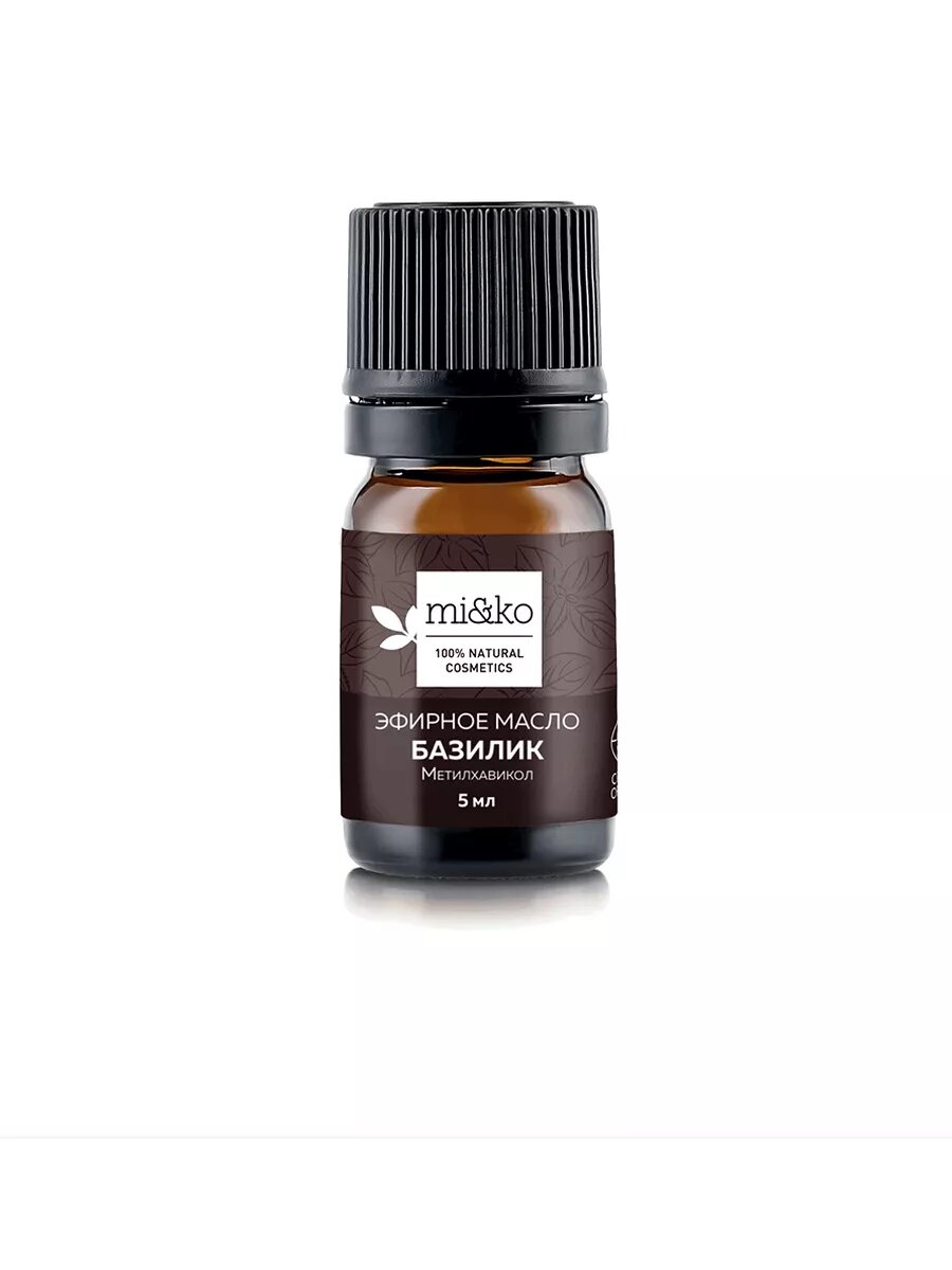 Эфирное масло Базилик 5 мл, COSMOS ORGANIC
