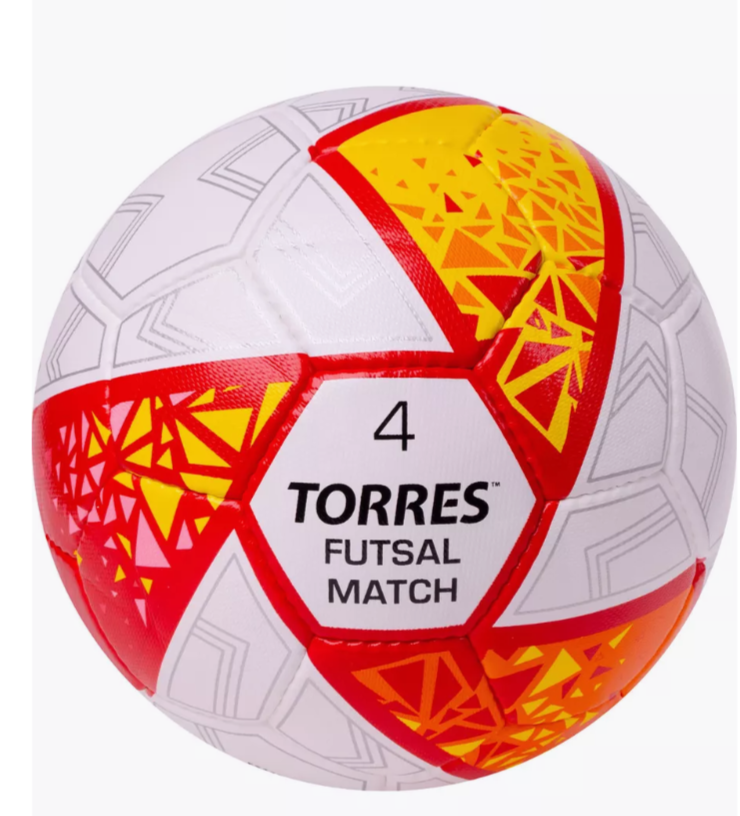Мяч футзал. TORRES Futsal Match, FS323774, р.4