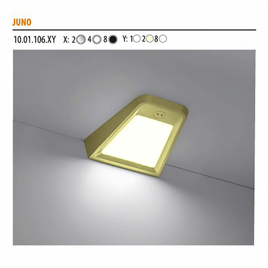 Светильник LED Juno золото/натур. свечение, 123*118,4, 12V, 2 W, 170 lm, IP20