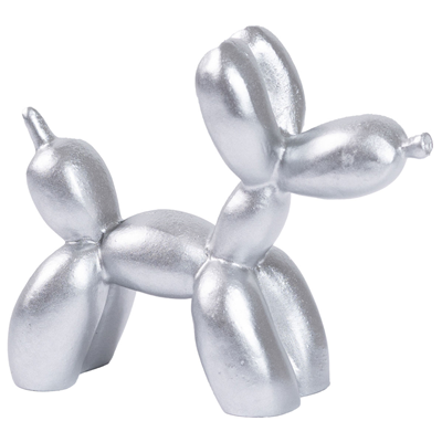 Грузик д/шара Собачка серебряная 80гр/G