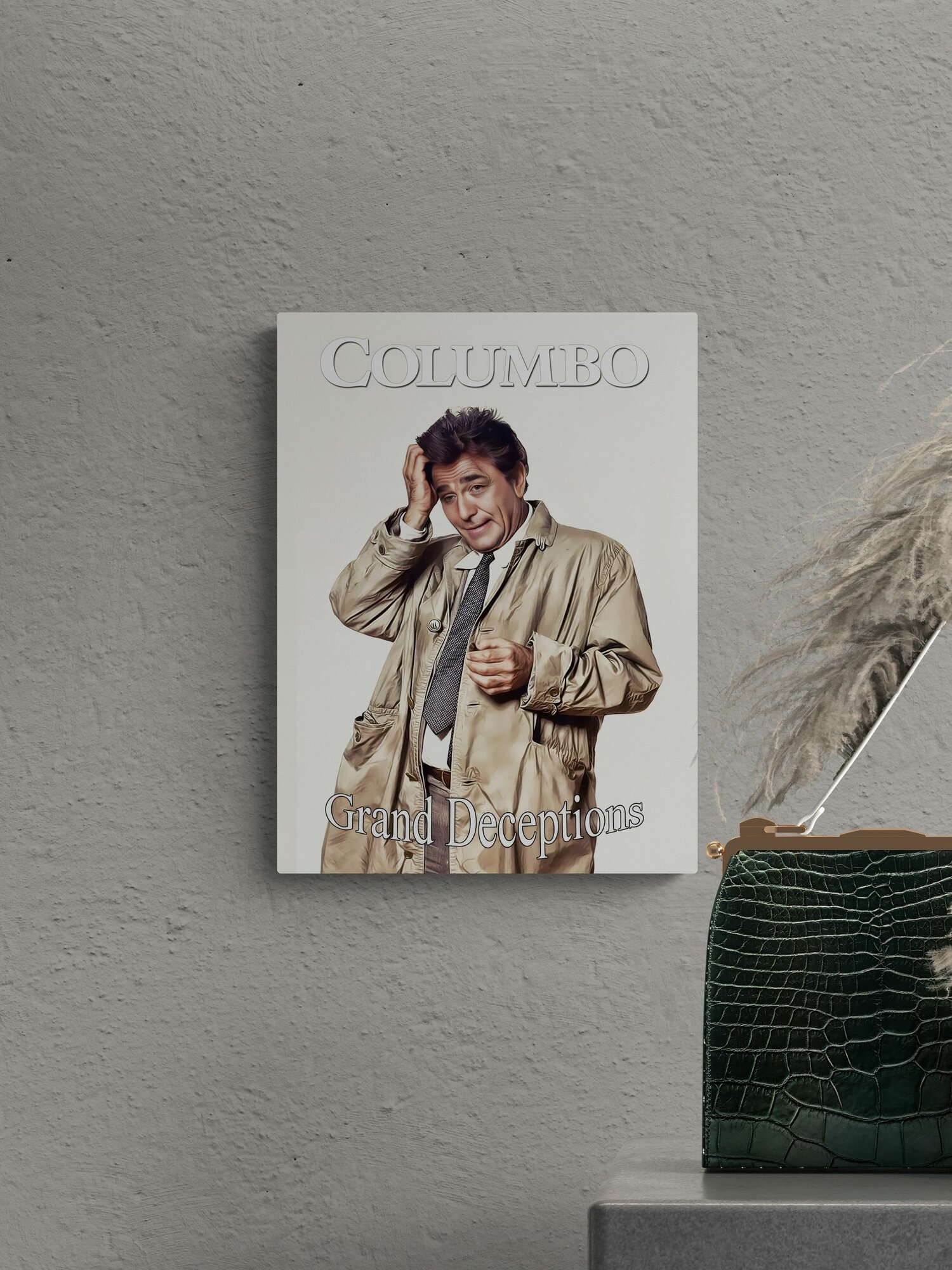 Картина по мотивам сериала "Коломбо" 30х40 см