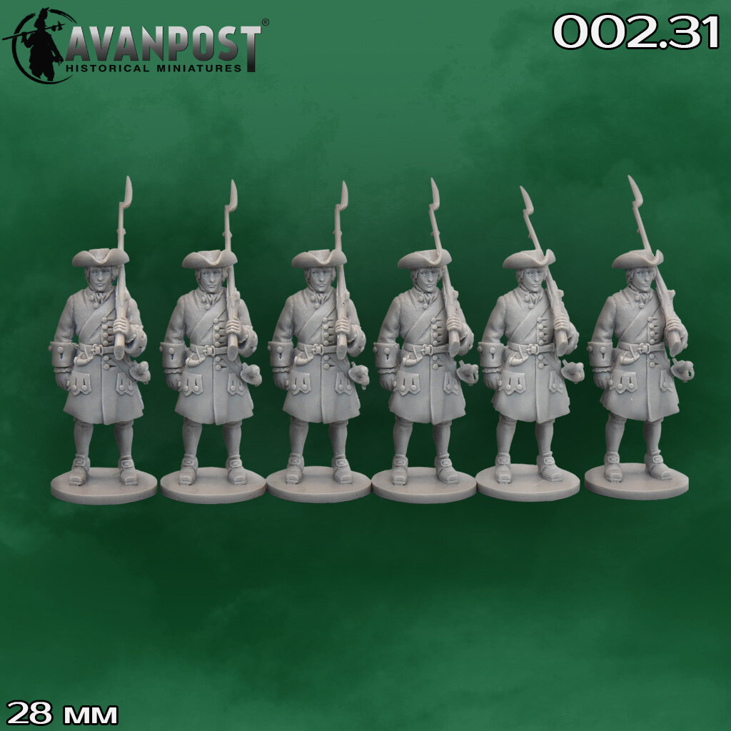 002.31АП Русские мушкетёры, 1704-1721