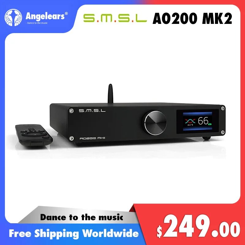 SMSL AO200 MK2 Bluetooth Усилитель